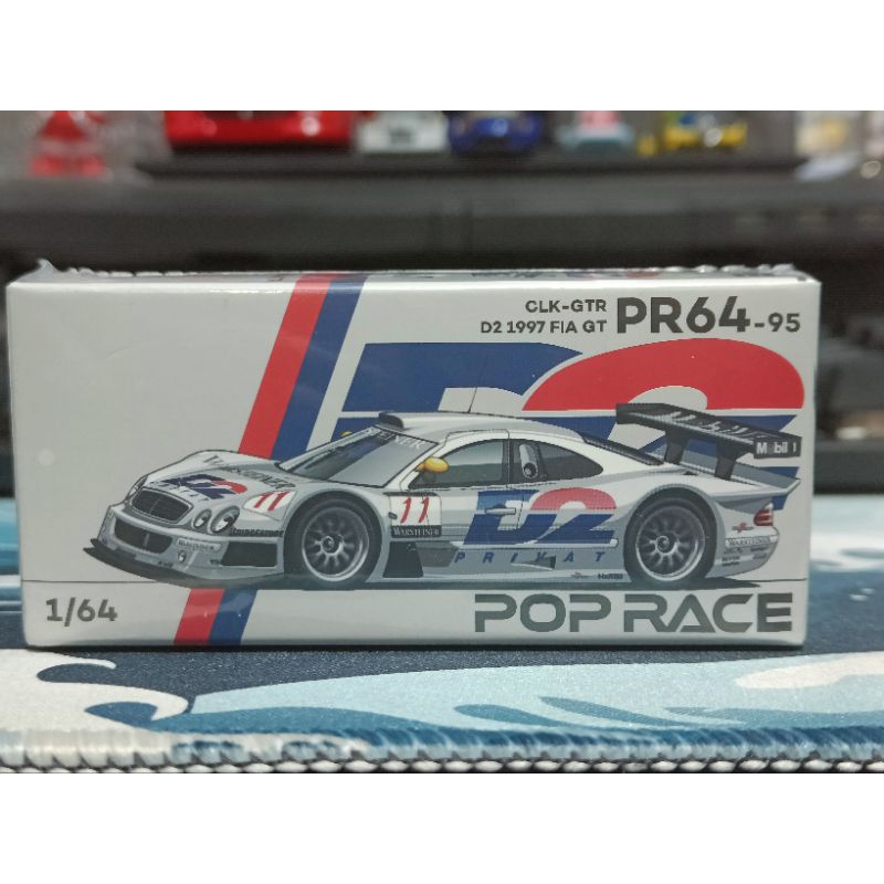 Pop Race Mercedes Benz CLK GTR D2 1997 FIA GT 1/64 | Shopee Philippines