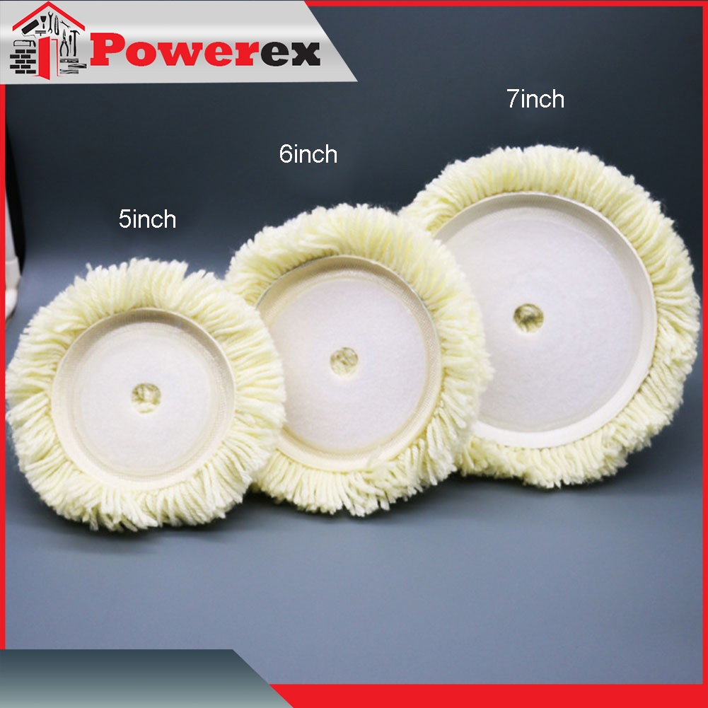 1Pcs Wool Polishing Pads Buffing Pads Car Polishing Wool Disc 5/7 Inch ...