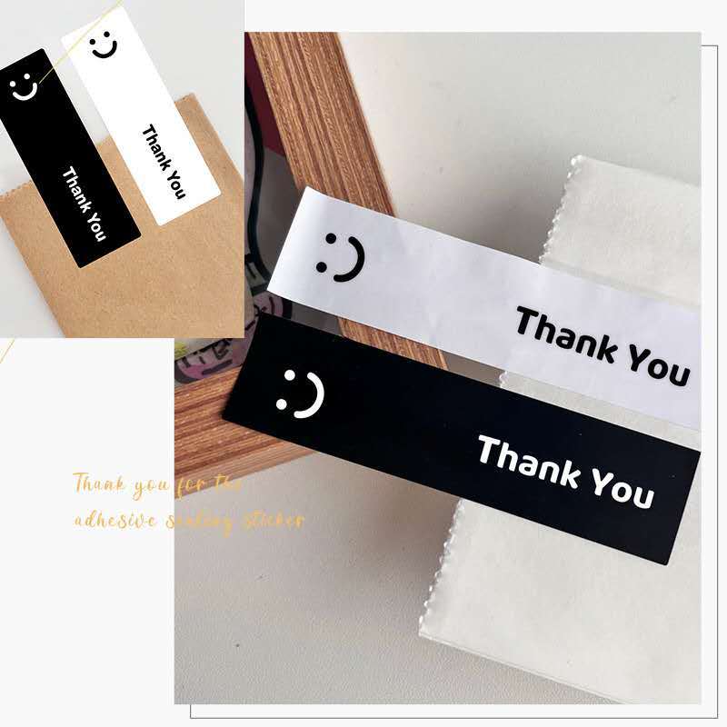DIY smiley face sticker label paper (used for commercial activities ...
