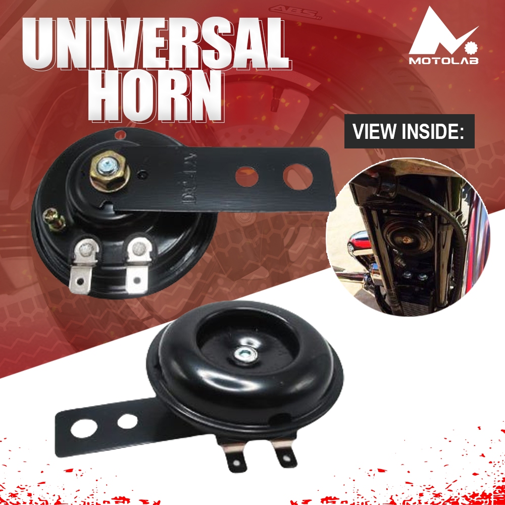 MOTOLAB MOTORCYCLE UNIVERSAL 12V LOUD HORN HIGH QUALITY, MADE FROM ...
