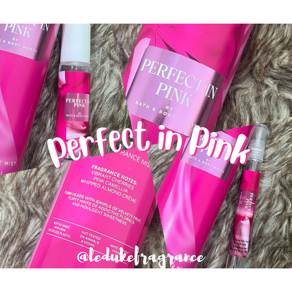 PERFECT IN PINK BY BATH AND BODY WORKS DECANT 10ML ONLY | Shopee ...