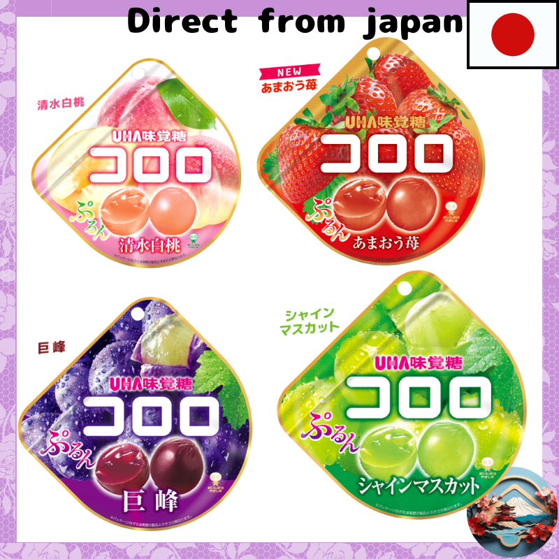 UHA Mikakuto Kororo Gummy Fruit Jelly Candy 48g [direct from japan ...
