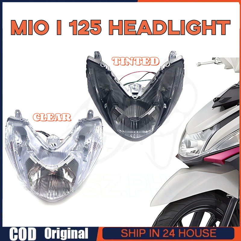 HEADLIGHT LENS ONLY FOR MIO I 125 MOTORCYCLE | Shopee Philippines