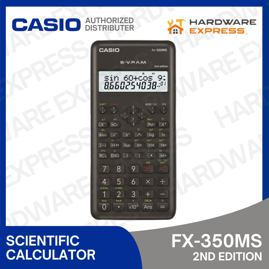 CASIO fx-350ms 2nd Edition Scientific Calculator | Shopee Philippines