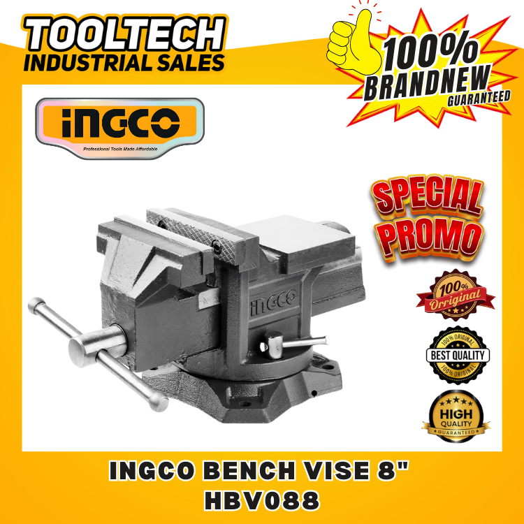 INGCO BENCH VISE 8" HBV088 | Shopee Philippines