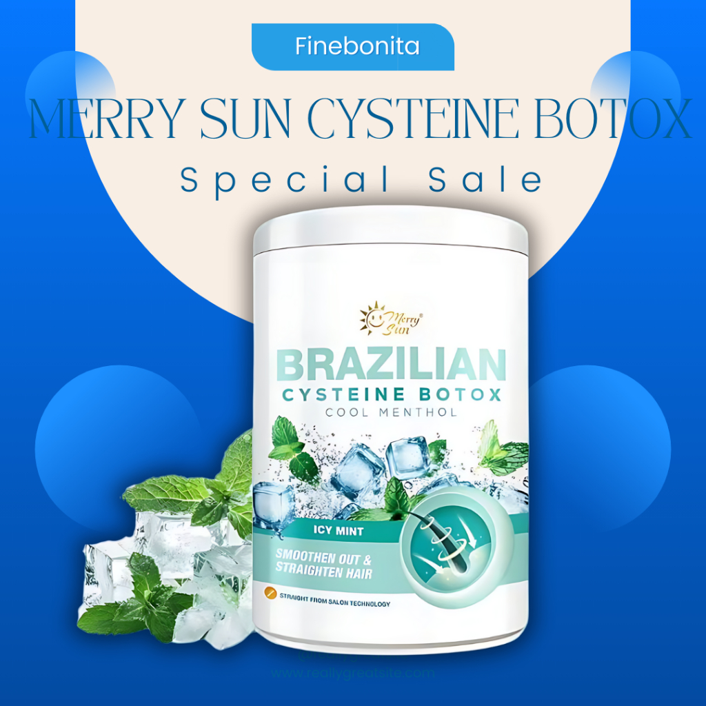 Merry Sun Cysteine Botox 1000ml Cool Menthol Icy Mint Hair Brazilian ...