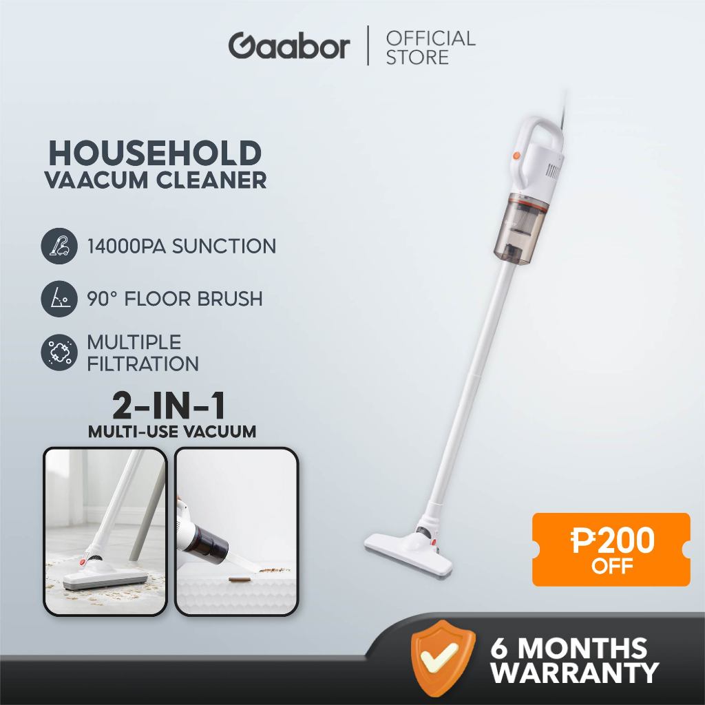Gaabor Vacuum Cleaner Home Strong Sucking Household Multi-Use Handheld ...
