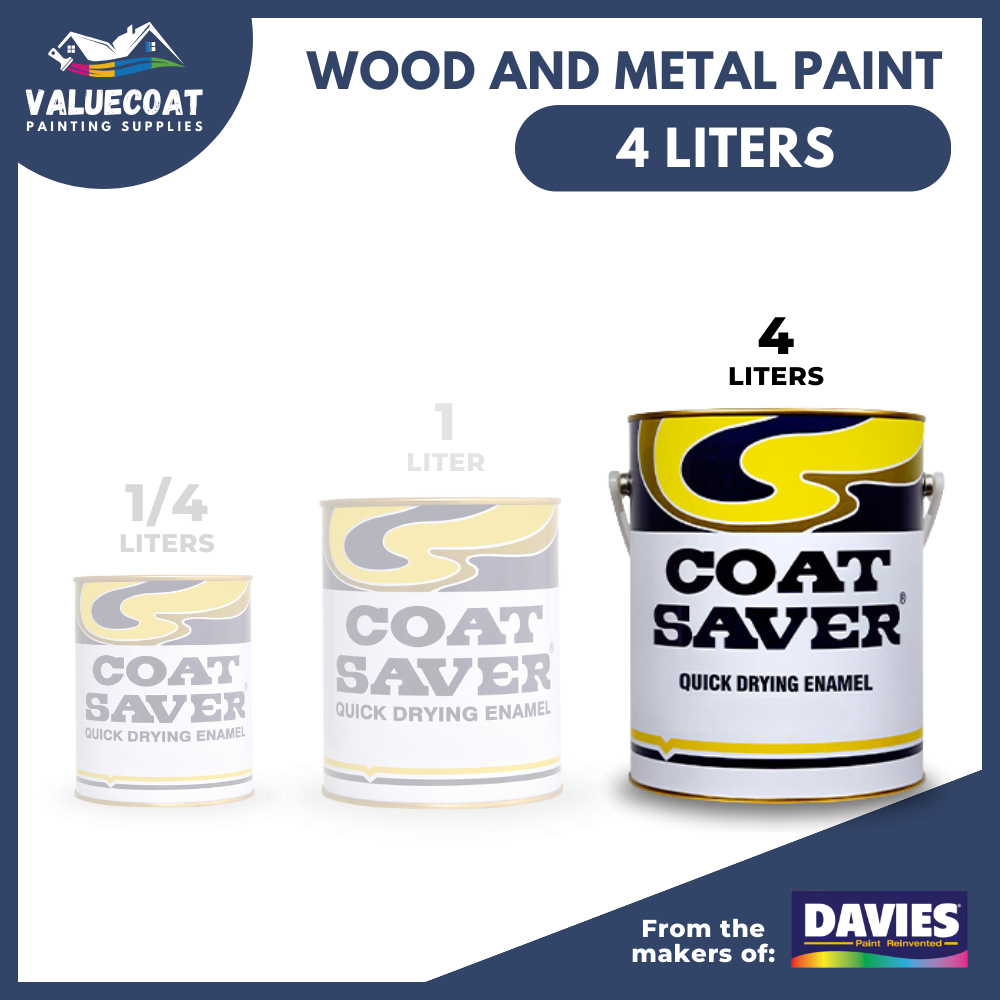 Coat Saver Quick Dry Enamel (Alkyd Based) 4L | Shopee Philippines