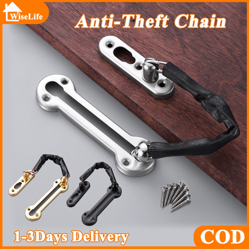 Door Chain Lock Anti-Theft Safety Protection Stainless Steel Door Chain ...