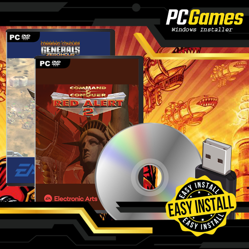 Command & Conquer Generals ZERO HOUR Red Alert DVD Collection PC Games ...