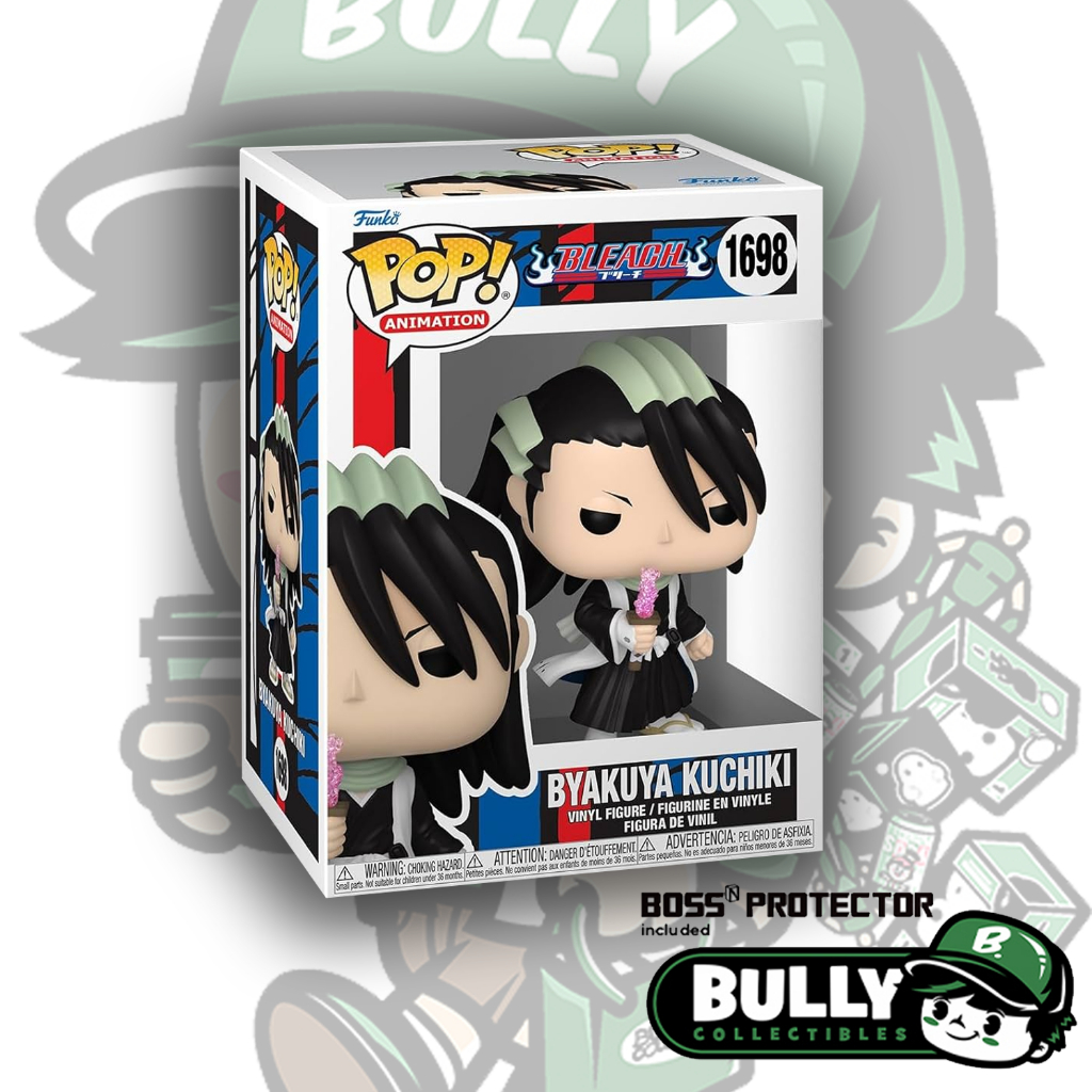Funko Pop! Animation: Bleach - Byakuya Kuchiki 1698 With Boss Protector ...