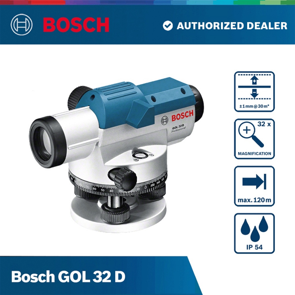 Bosch GOL 32 D Professional Optical Level - Measuring Tools | Shopee ...