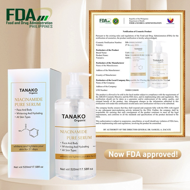 J&r FDA TANAKO【Buy1 Take1】NIACINAMIDE Pure Serum Face and Body ...