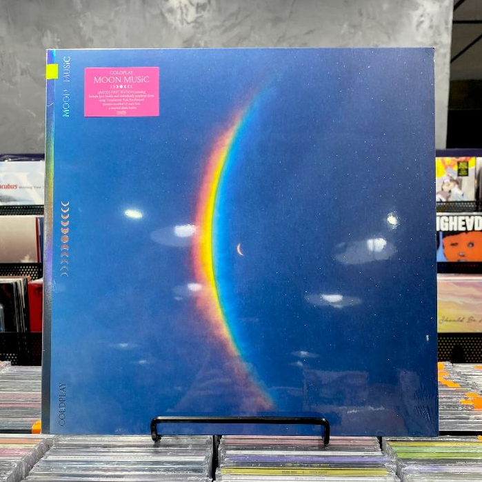 COLDPLAY Moon Music Vinyl, Signed Card (Pink, 1LP) | Shopee Philippines
