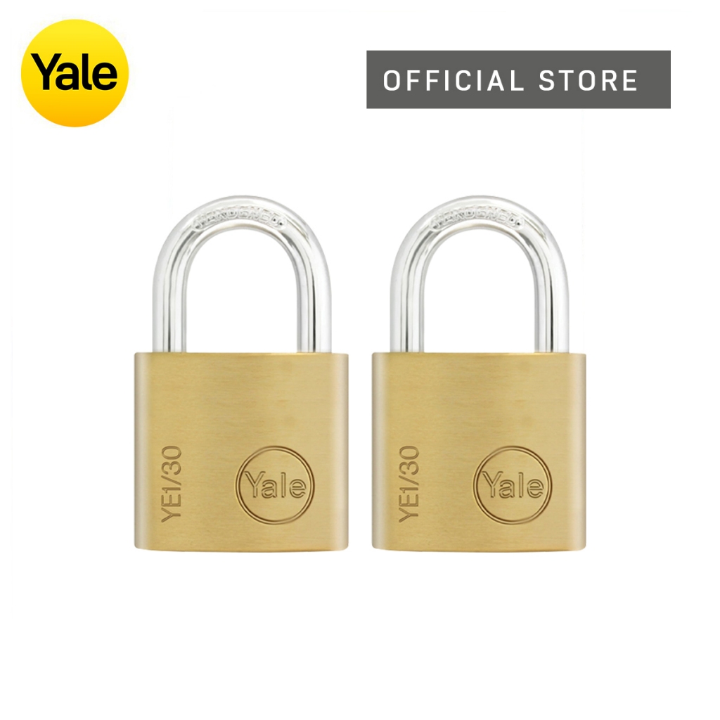 Yale Brass Padlock 30mm - 2pcs | Shopee Philippines