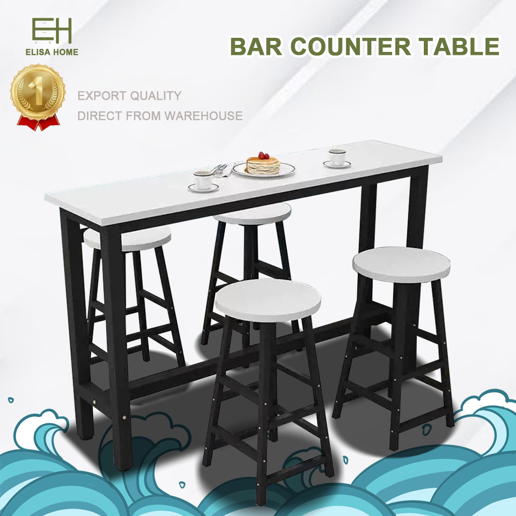 Simple bar counter table for home use, small bar counter against the ...
