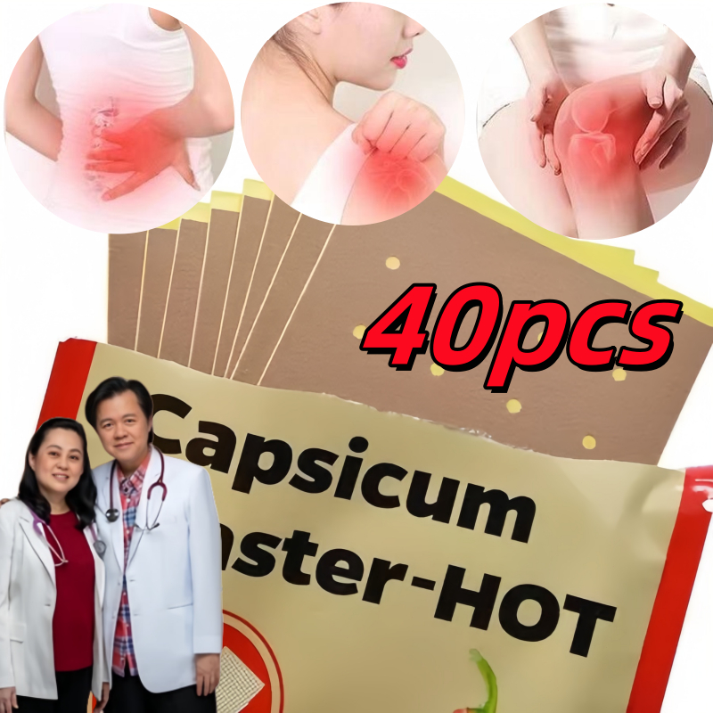 40pcs Pain Relieve Patch Chinese Medical Capsicum Plaster for Joints ...