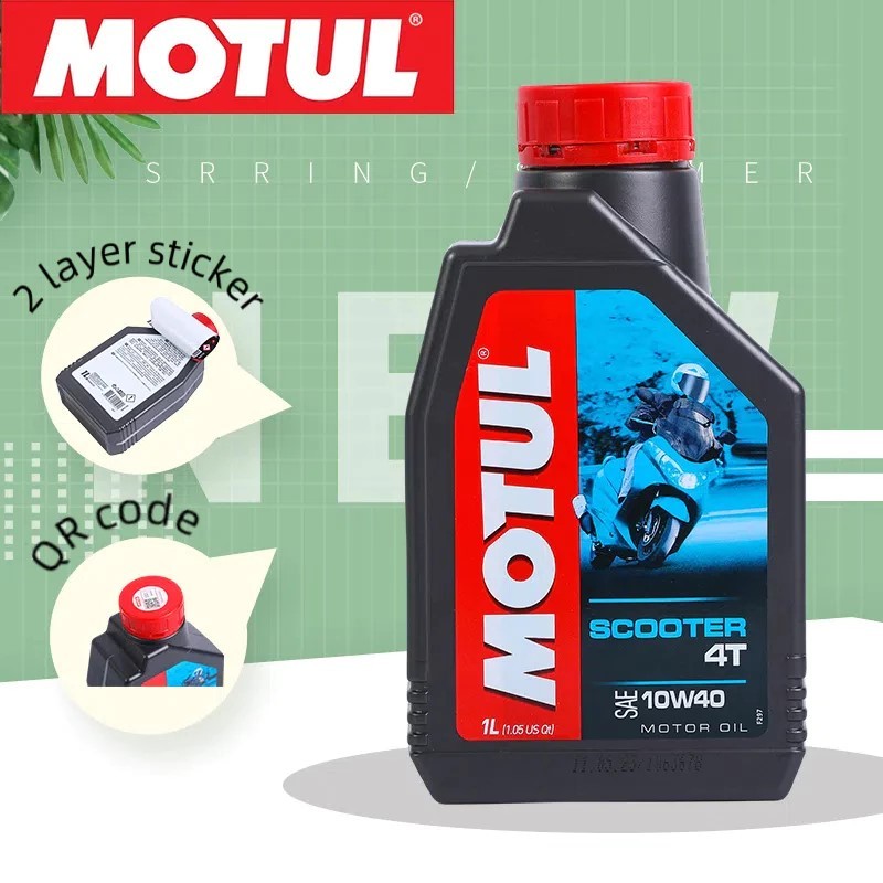 Motul Scooter Oil 1L & 800ml 4T SAE 10w40 Fully Synthetic Motorcycle 4 ...