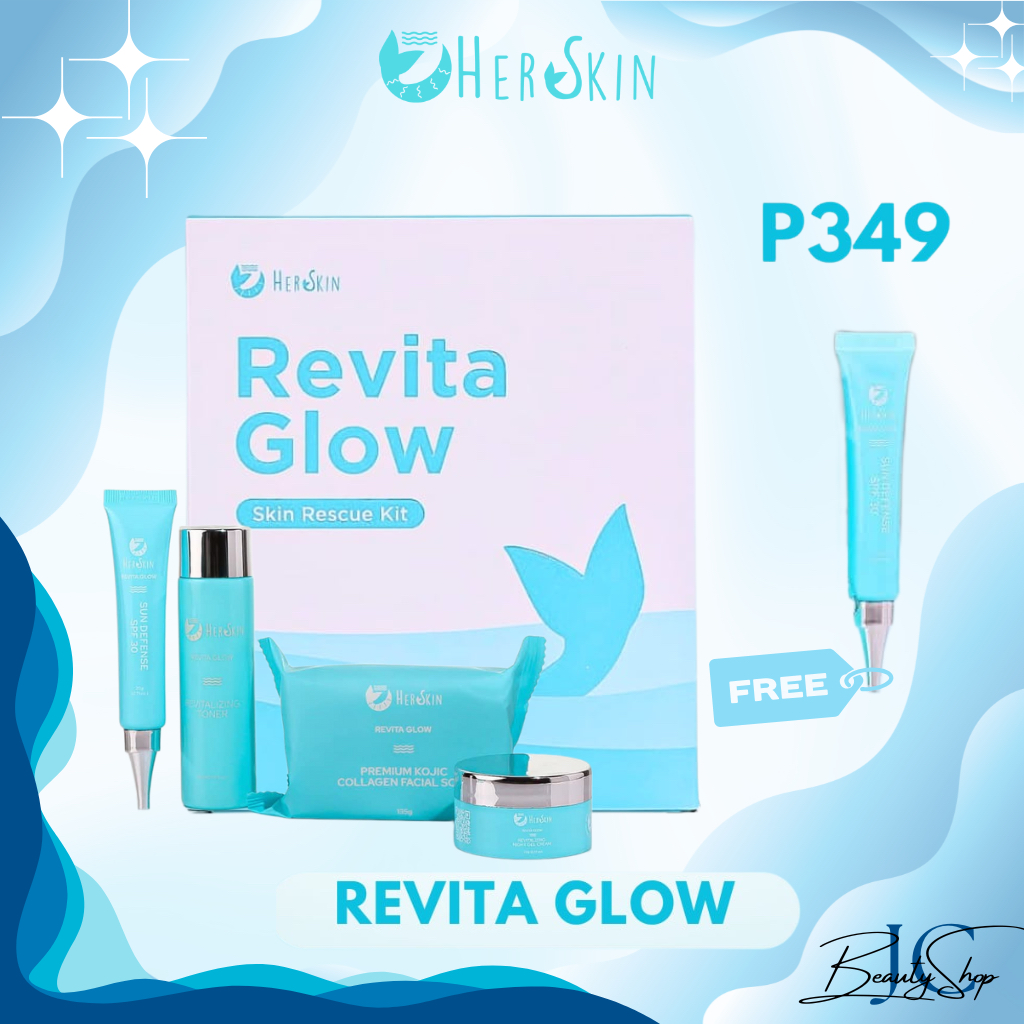 Herskin Revita Glow Kit - Rejuvenating Facial Set | Shopee Philippines