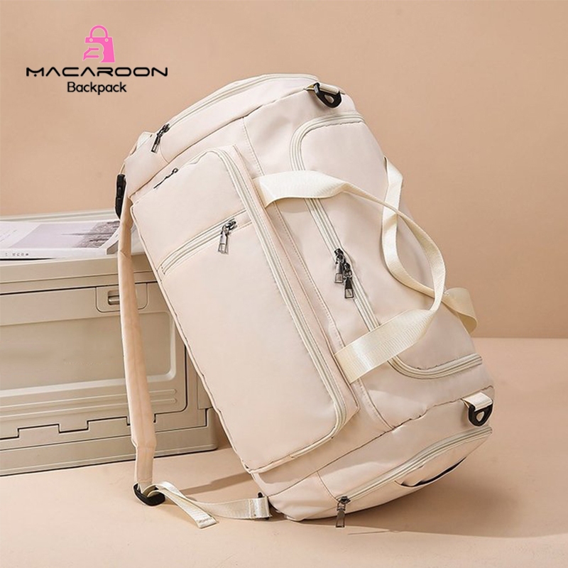 Macaroon Large Capacity Travel Bag Woman Portable Waterproof Duffel Bag ...