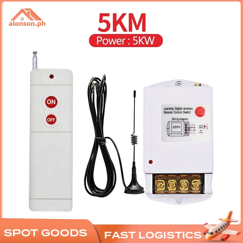 220V Water Pump Wireless Industrial Remote Control Switch Intelligent ...