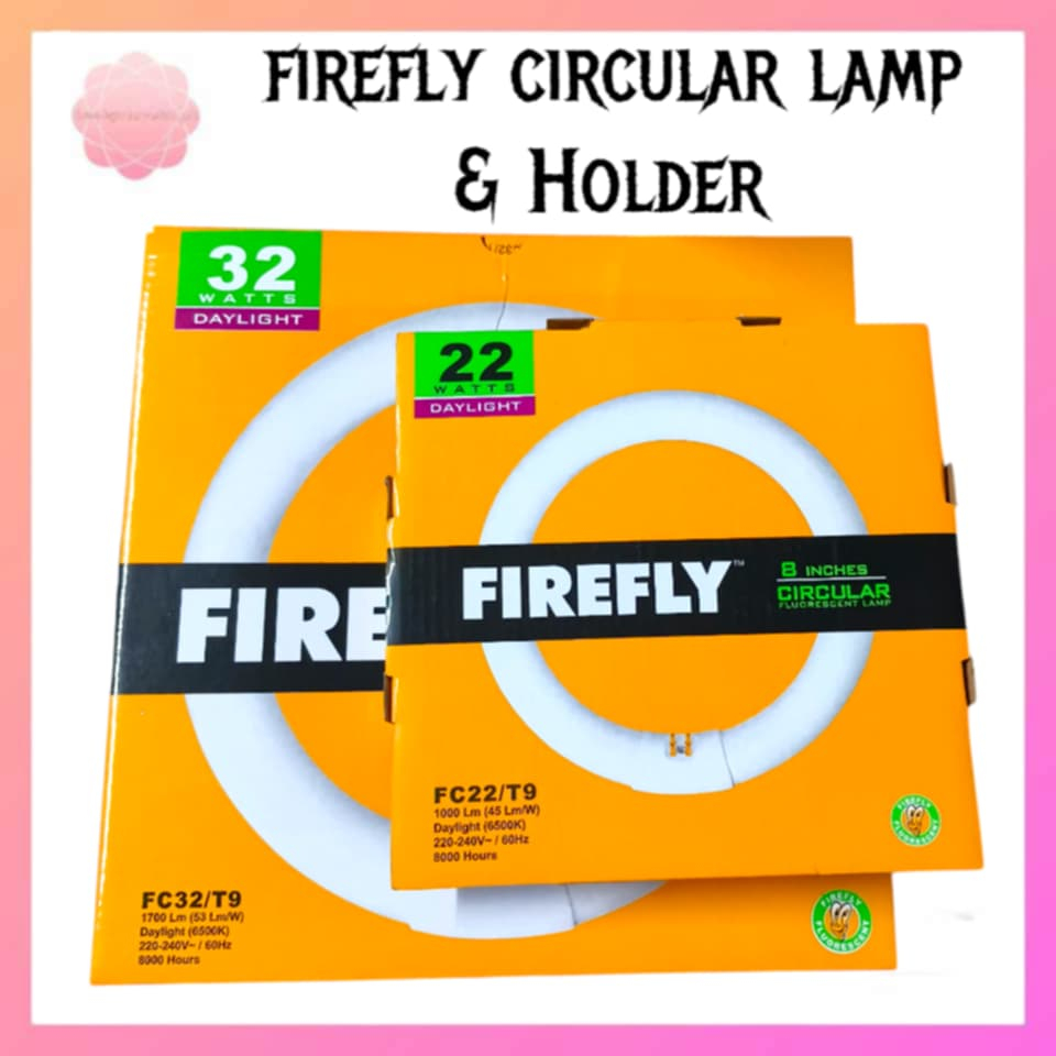 FIREFLY Circular Fluorescent Lamp & Electronic Circular holder (Used ...