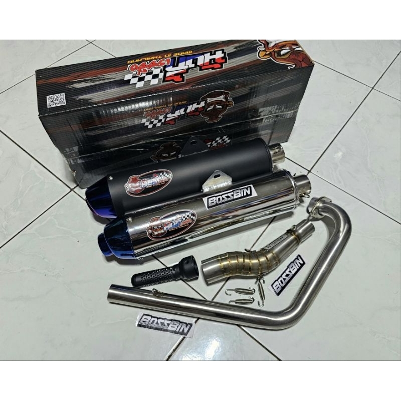 Hun Racing Power Pipe Raider150 With Silencer | Shopee Philippines
