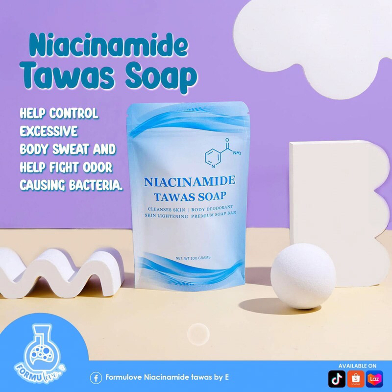 ORIGINAL Niacinamide Tawas Soap 100g. | Shopee Philippines