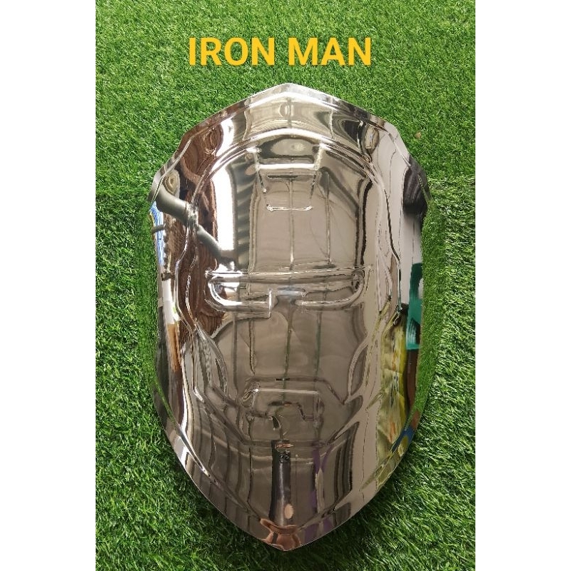 IRON MAN design Shield/kalasag for tricycle stainless | Shopee Philippines