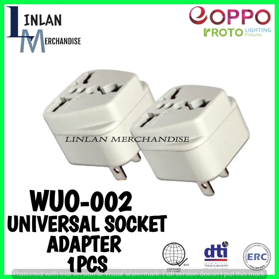 1 PC Universal Socket Adapter 10A 250V O-WUO-002 | Shopee Philippines