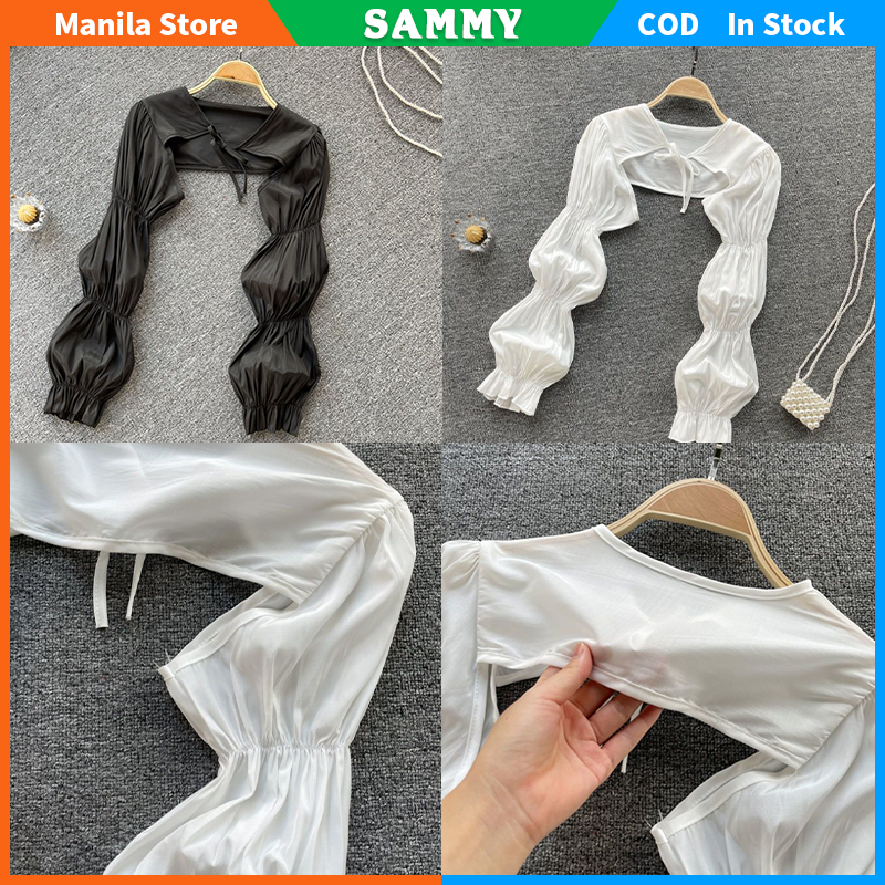 Black / White Women Sun Protective Shawl Fashion Design For Travel ...