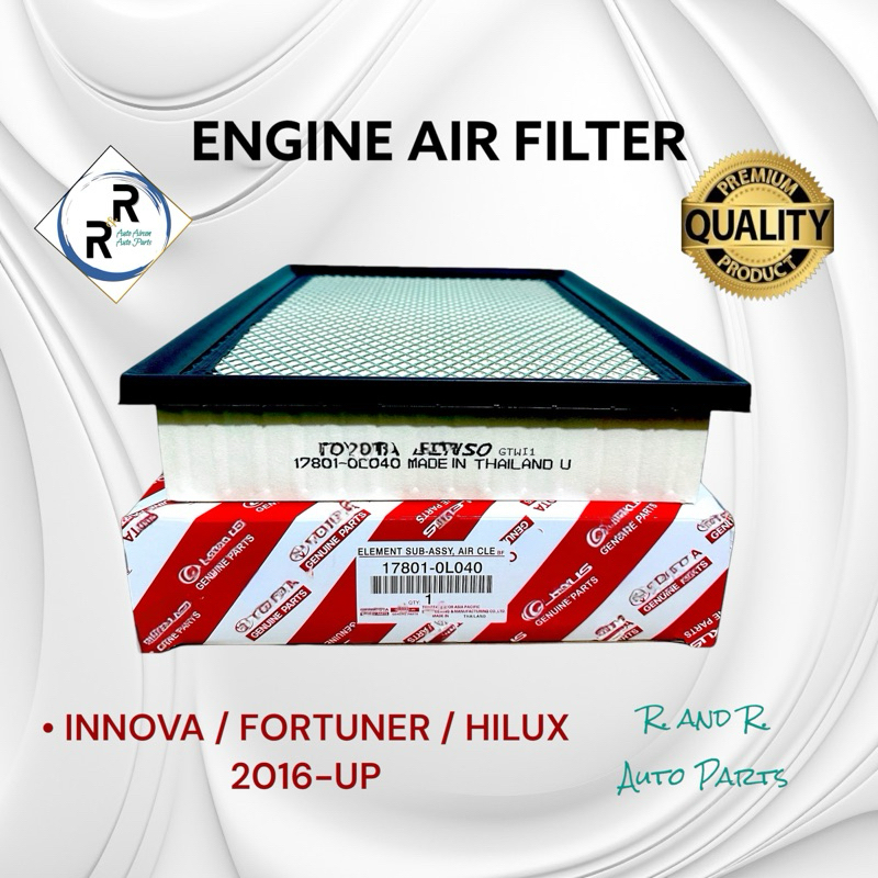 AIR FILTER INNOVA / FORTUNER / HILUX 2016-UP INNOVA AIR FILTER FORTUNER ...
