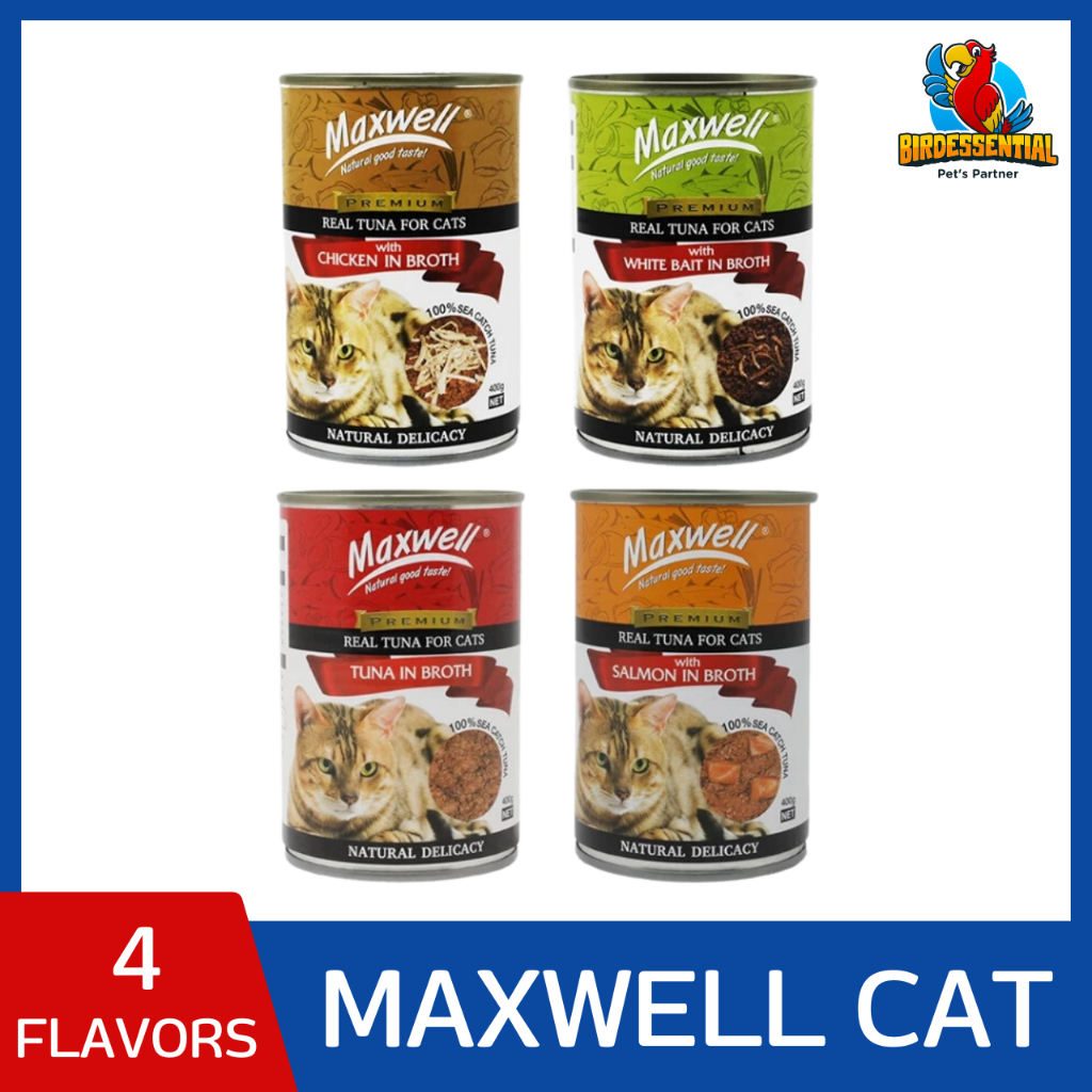 Maxwell Premium Real Tuna 400g (1piece) Canned Can Cat Wet Food All ...