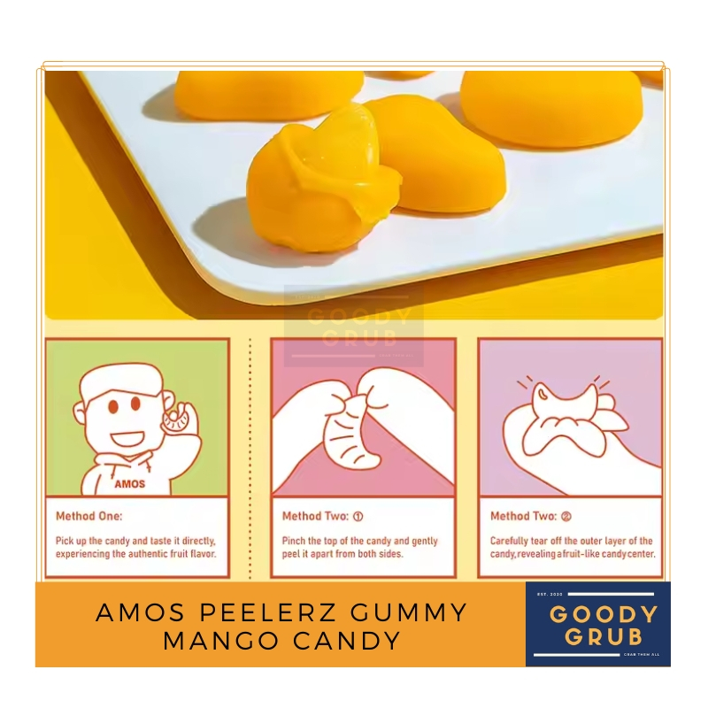 Amos Peelerz Peeling Mango Gummy Candy | Trending Candy | Shopee ...