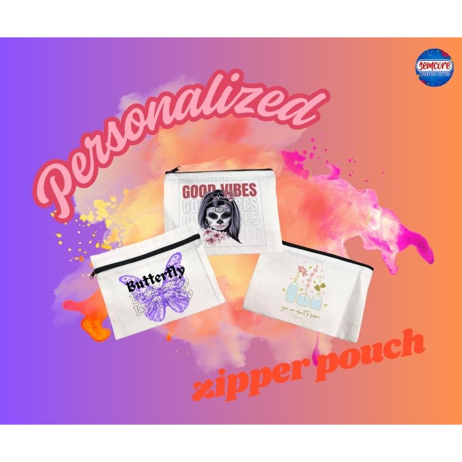 Personalized zipper pouch | Shopee Philippines