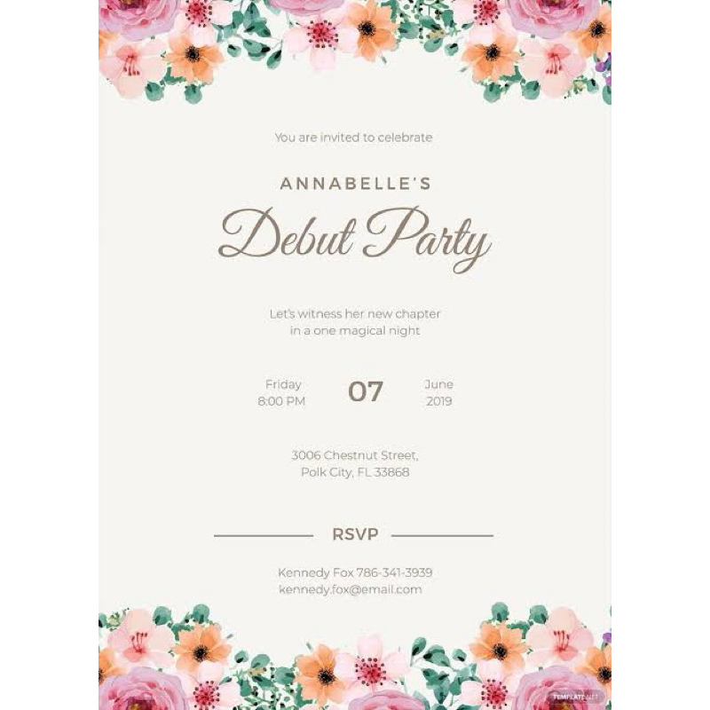 INVITATION LAYOUT FOR ALL OCCASION | Shopee Philippines