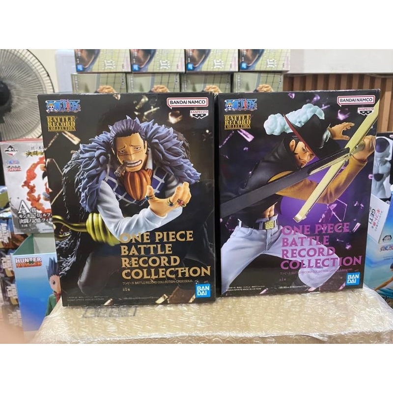 one piece op battle record collection brc mihawk and crocodile figure ...