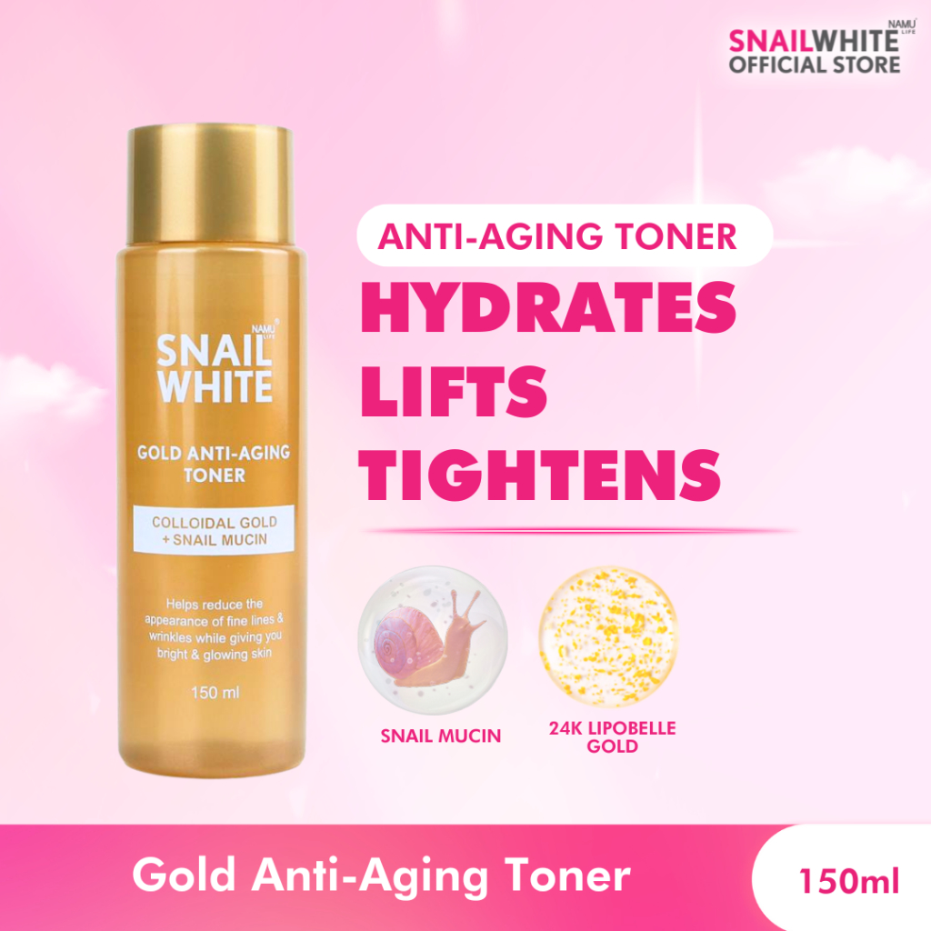 SNAILWHITE Gold Anti-Aging Toner 150mL | Shopee Philippines