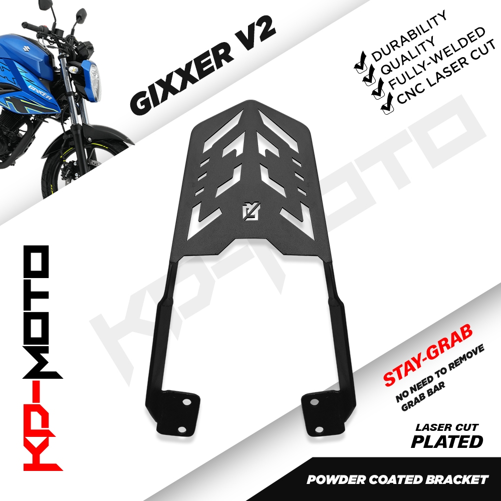 PowerRack GIXXER V2/SG Top Box Bracket/GIXXER Motorcycle Accessories ...