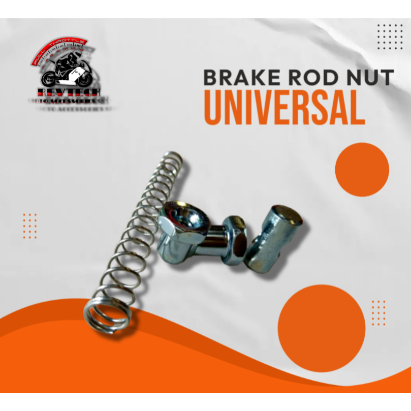 OTAKA PREMIUM JAPAN MOTORCYCLE BRAKE ROD NUT - UNIVERSAL FIT | Shopee ...