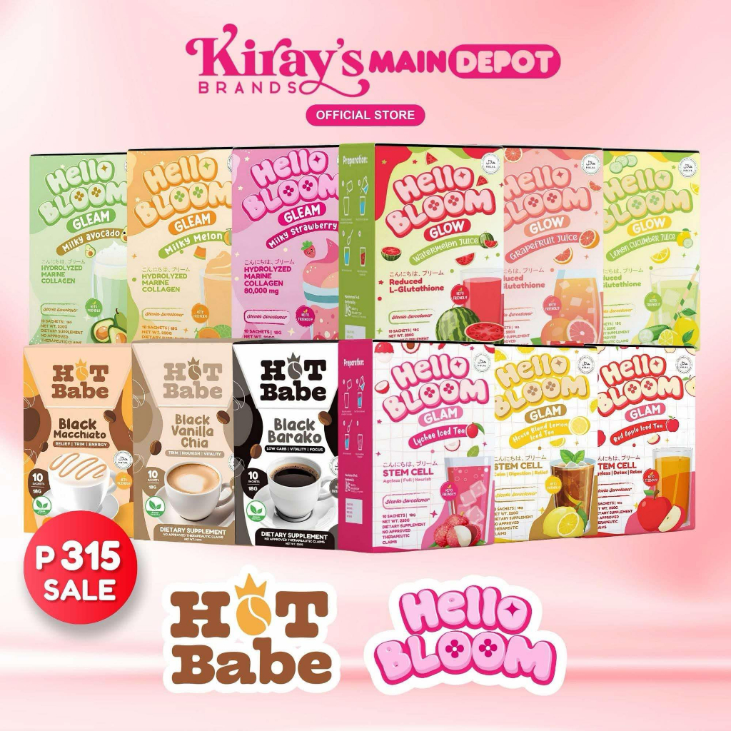 Kiray's Hello Bloom & Hot Babe Natural Beauty and Wellness Supplement ...