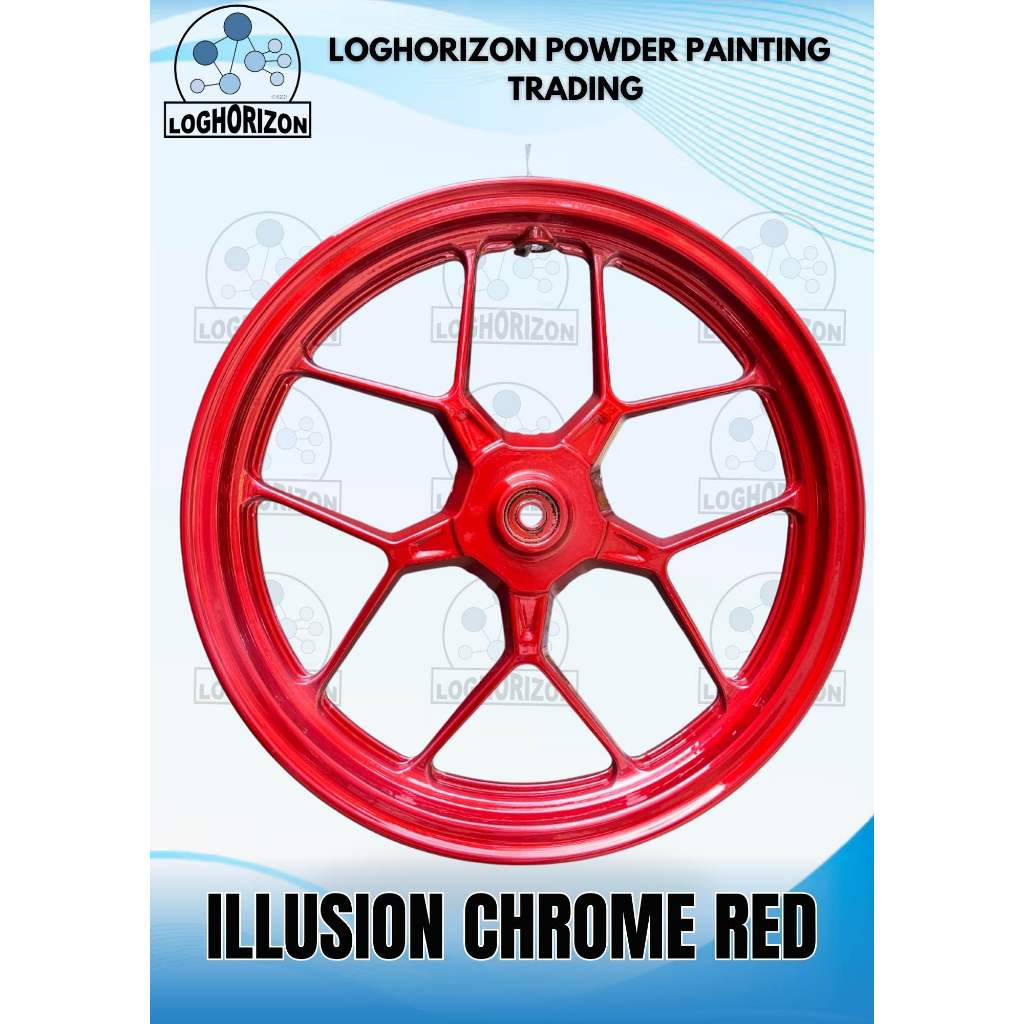 1KG ILLUSION CHROME RED - N73 - POWDER COATING PAINT | Shopee Philippines