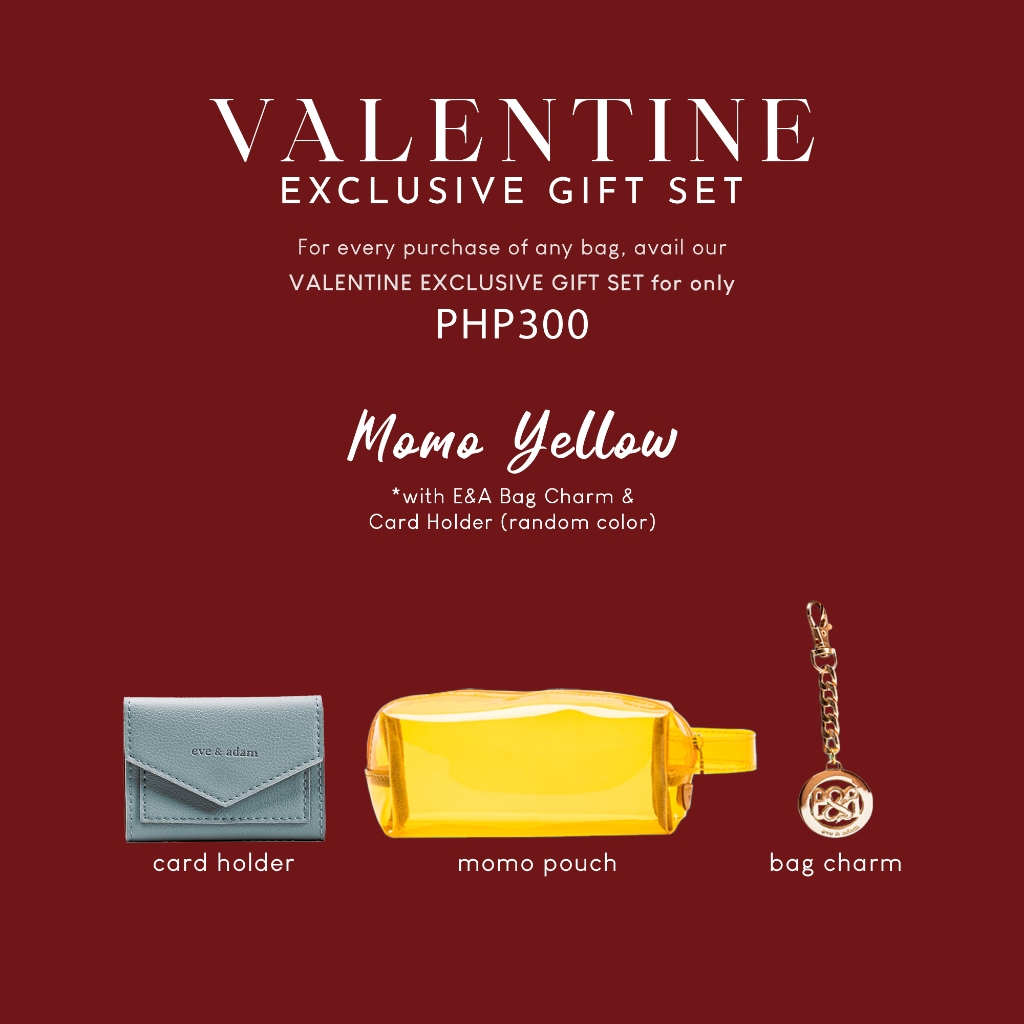 Eve & Adam - Valentine's Gift Set (Momo Pouch, Card Holder, Bag Charm ...
