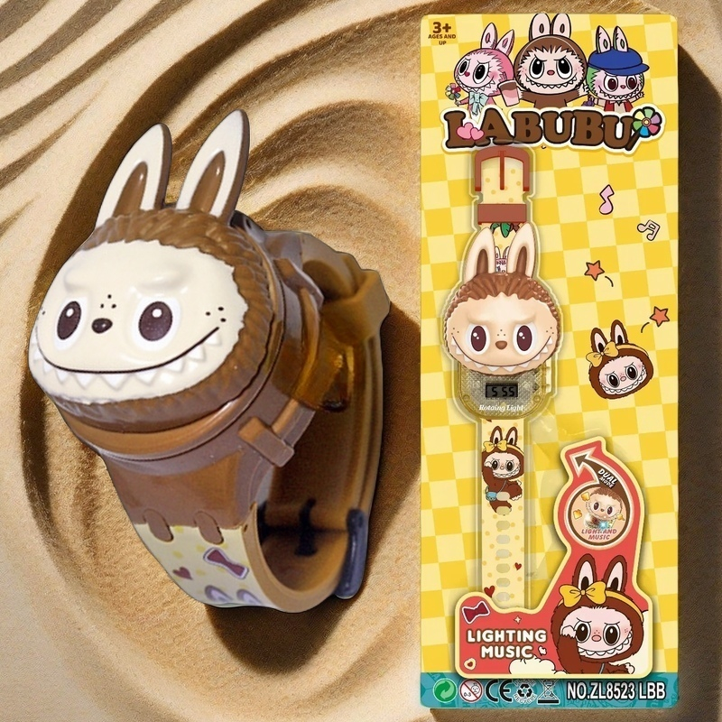 Timi Labubu Musical Watch For Kids with Pop-Up Panel Toys Elsa Frozen ...