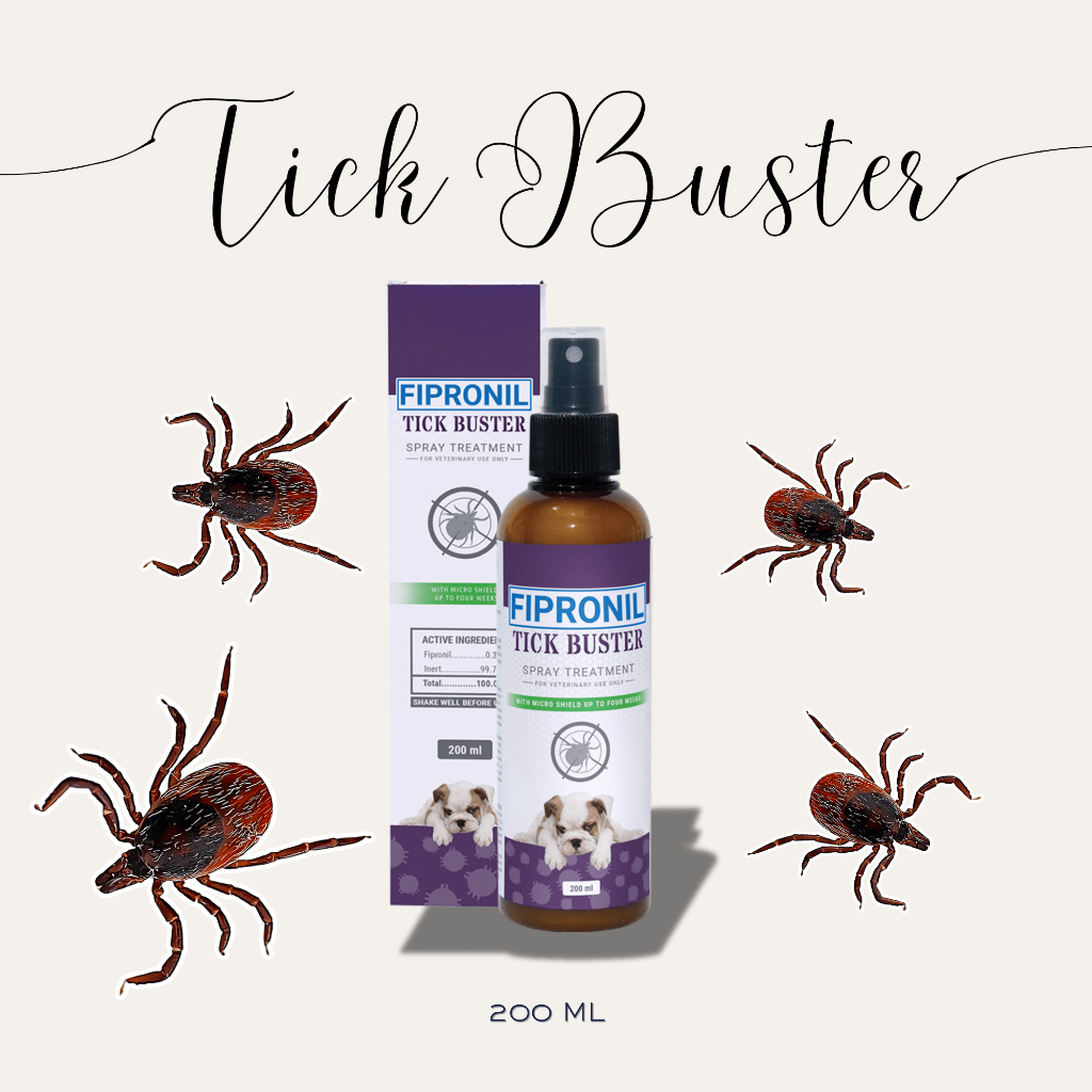 TBS 2.0 - Anti-garapata,(Tick) kuto at pulgas Fipronil Tick Buster ...
