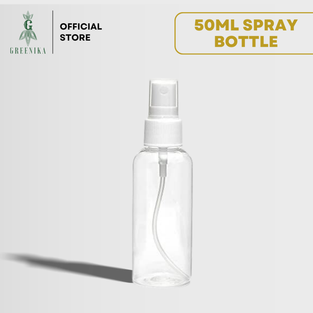 [ ALCOHOL SPRAY BOTTLE ] 50ml Alcohol Plastic Spray Bottle With Natural ...