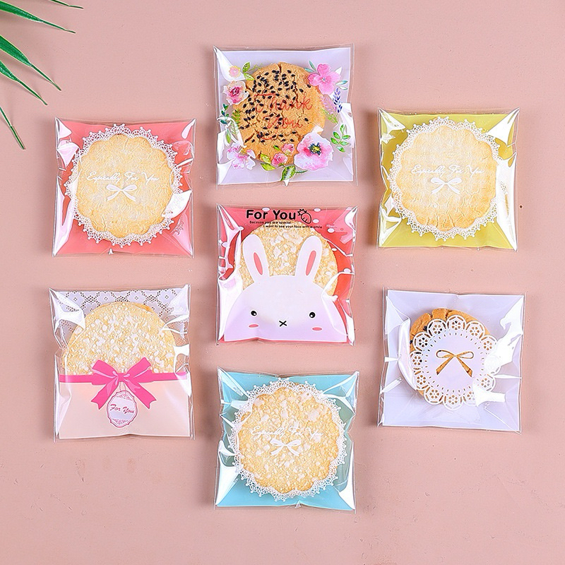 100pcs per pack opp plastic cookie pouch | Shopee Philippines
