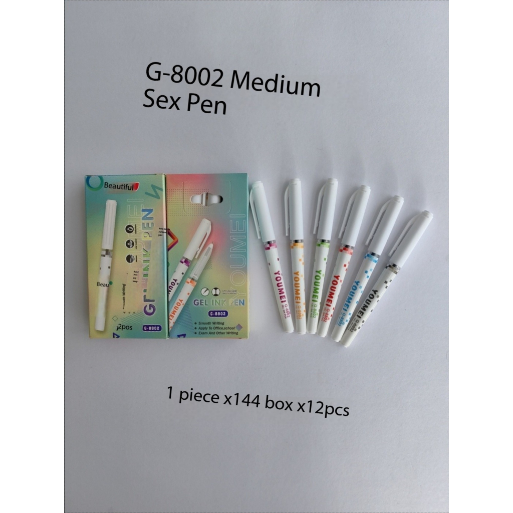 YOUMEI GEL INK PEN ( G-8002 ) sign pen 0.5mm ( Luckystar.shop.ph ...