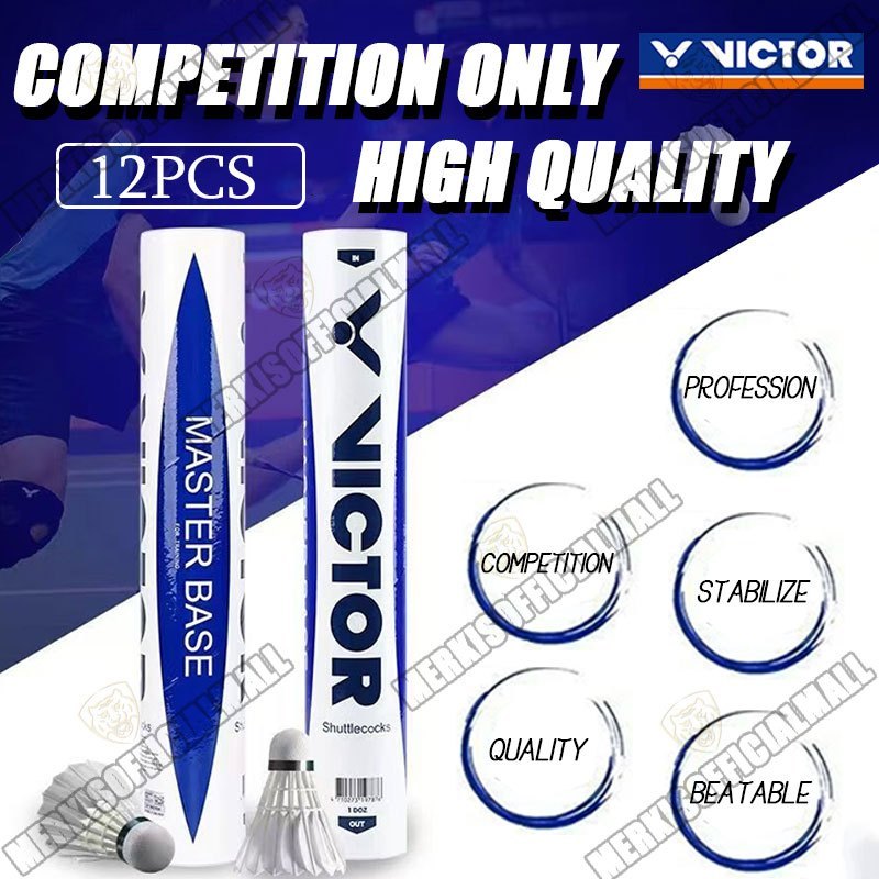 Victor MASTER NO.6 Feather Shuttlecocks High Quality GOOSE DOWN ...