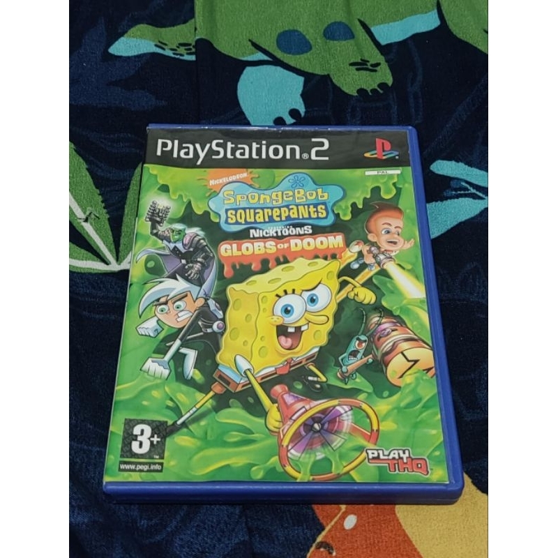 PS2 SpongeBob SquarePants: Globs of Doom (PAL, CIB) | Shopee Philippines